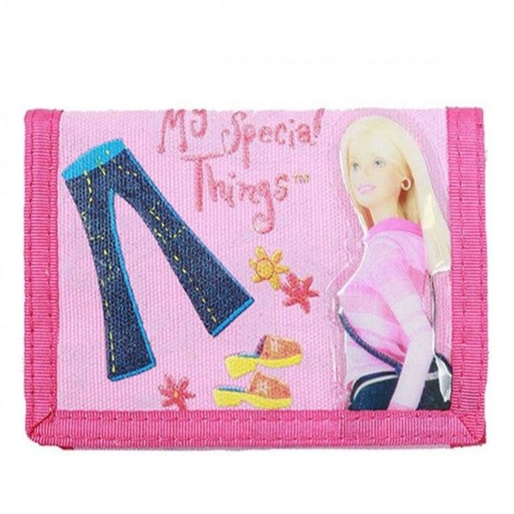 Barbie | Accessories | Mattel Barbie Girls Trifold Wallet Card Holder ...